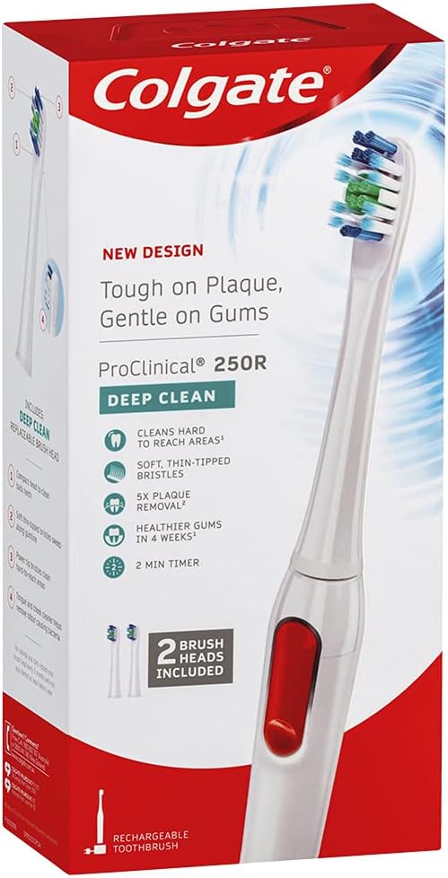 Colgate ProClinical 250R Deep Clean Electric Toothbrush (White) – West ...
